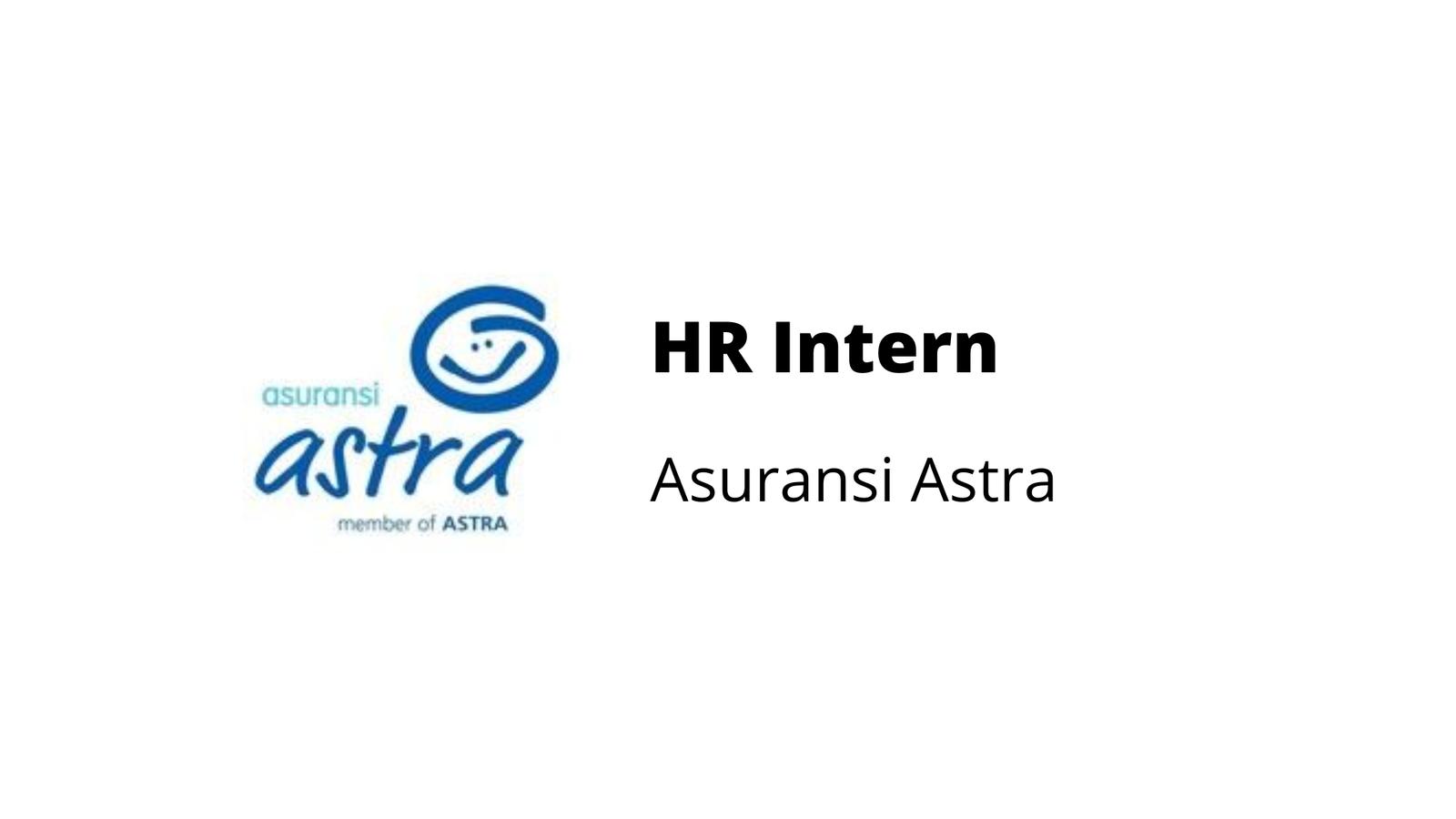 Human Resource Intern - Asuransi Astra - SVB Academy