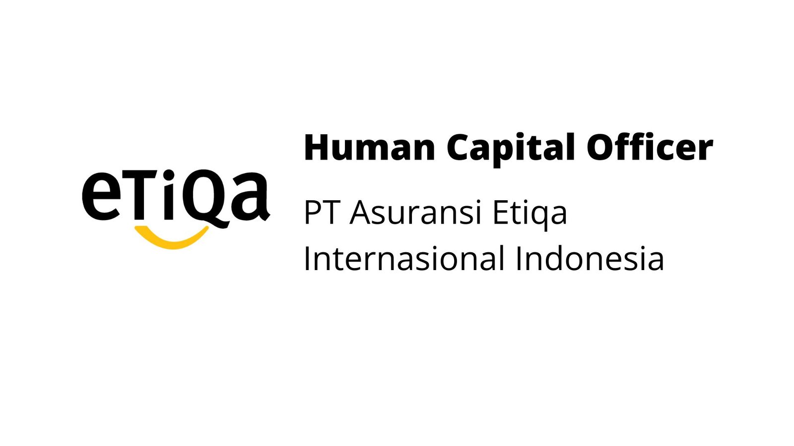 HC Officer - PT Asuransi Etiqa Internasional Indonesia - SVB Academy